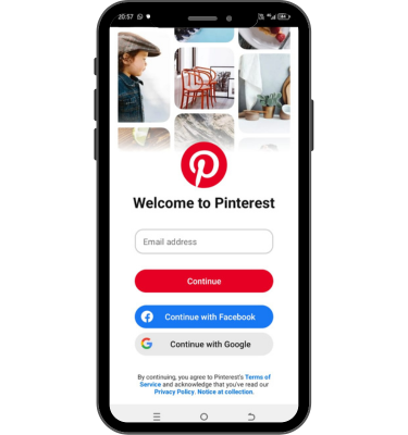 What's the way to check Pinterest history?