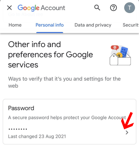 How to change youtube password?