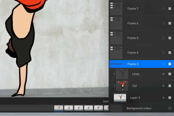 How to Create Rotoscope Animation Using Procreate？