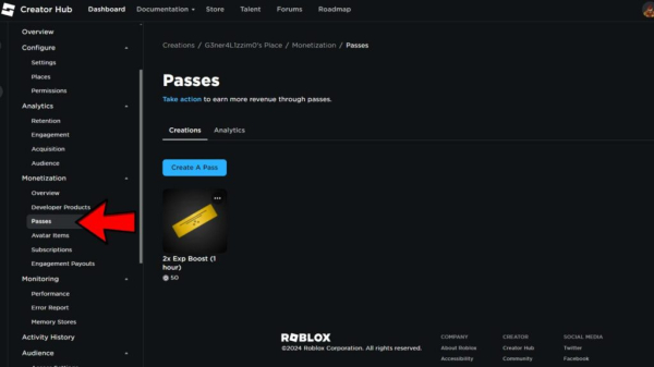 How to make a game pass on Roblox？